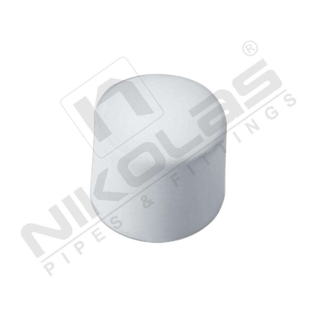 UPVC End Cap – Nikolas Pipes & Fittings – Bhavani Poly Plast